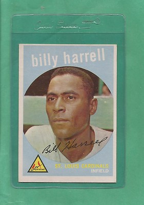 1959 Topps St. Louis Cardinals Billy Harrell # 433 NM+ Tough Card !! | eBay
