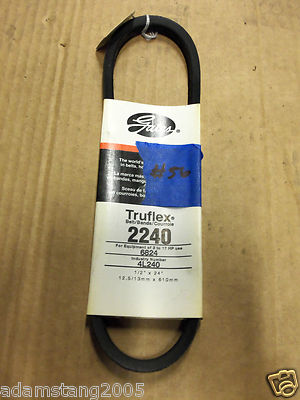 new GATES 2240 4L240 V BELT 24" inches 1/2" inch TOP WIDTH 5/16" inch ...