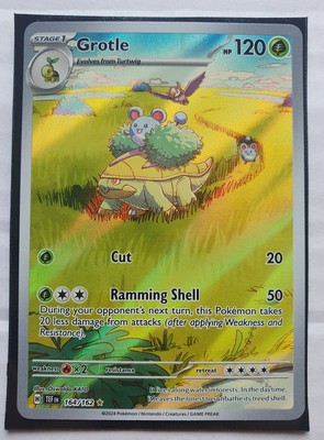 Pokemon - Grotle *Illustration Rare* Temporal Forces 164/162 | eBay