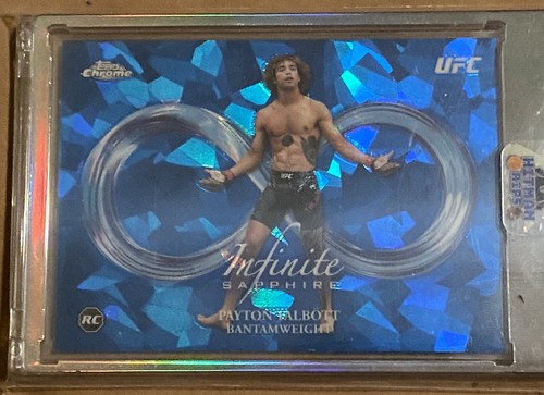 2025 Topps Chrome UFC Sapphire Payton Talbott RC Infinite #INF-4 Hit ...