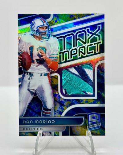 2024 Panini Spectra DAN MARINO Gold Neon Splatter NASTY PATCH Dolphins ...