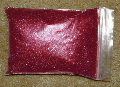 CANDY RED METAL FLAKE 120g - 4oz FLAKES CUSTOM PAINT METALFLAKE 0.008 ...