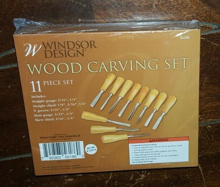 Windsor Design 11pc. Wood Carving Set ~Hardened Chrome Vanadium~ #56186 ...
