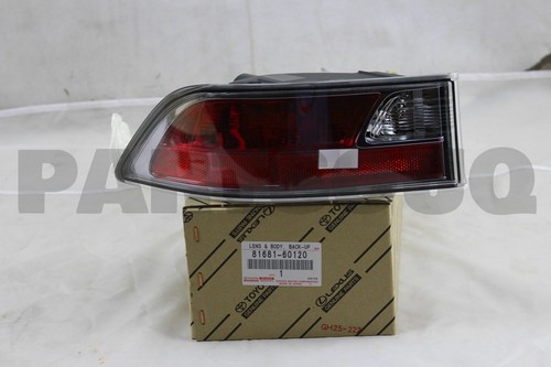 8168160120 Genuine Toyota LENS & BODY, BACK-UP LAMP, LH 81681-60120 | eBay