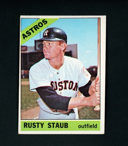 Rusty Staub 1966 Topps - Houston Astros #106 VG-EX | eBay