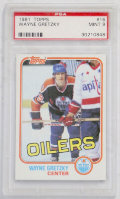 1981 Topps Wayne Gretzky #16 PSA 9 Mint HOF GOAT Edmonton Oilers | eBay