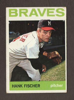 1964 Topps Baseball Card #218 Hank Fischer – Milwaukee Braves | eBay