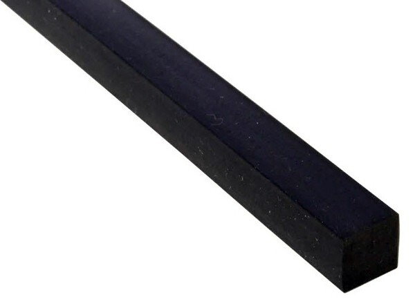 3" Thick Wear Resistant Polyurethane Rubber Bar - 3" W - 24" L ...