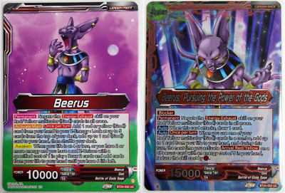 Beerus / Beerus, Pursuing the Power of the Gods BT24-002 UC Foil NEW (B ...