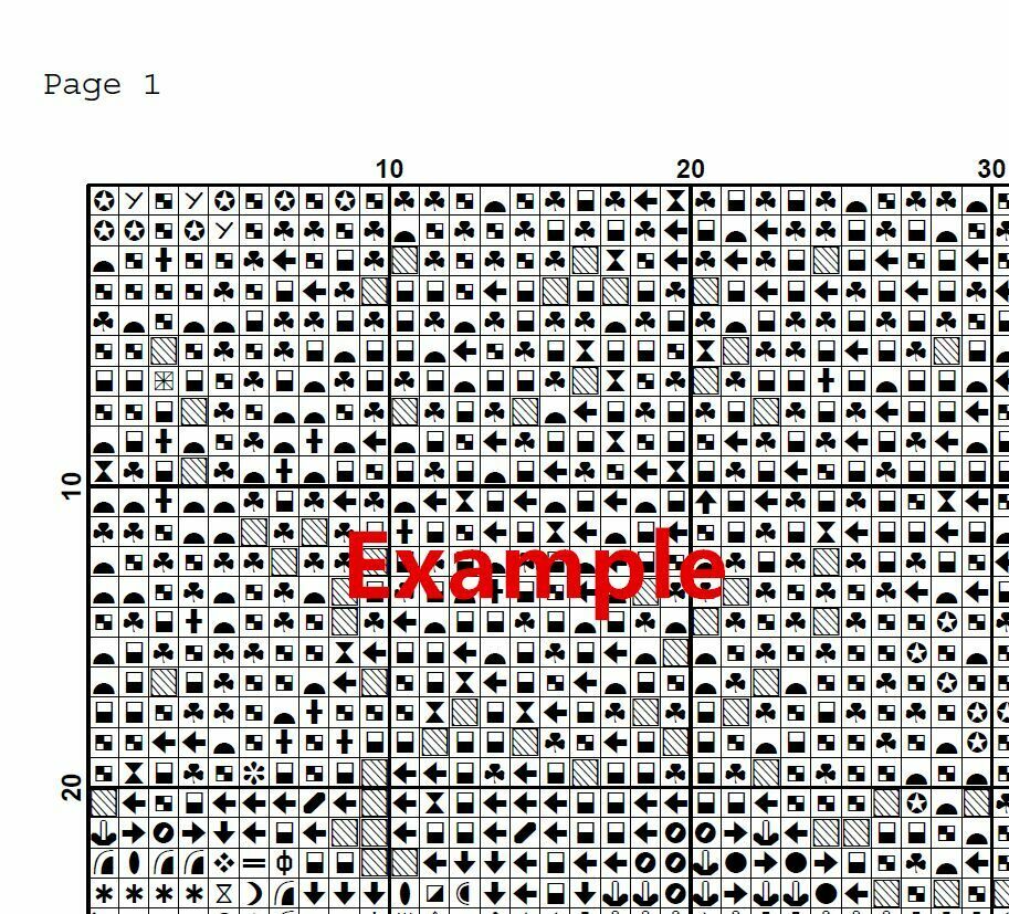 Chart Needlework DIY - Counted Cross Stitch Patterns - Mission Scene | eBay
