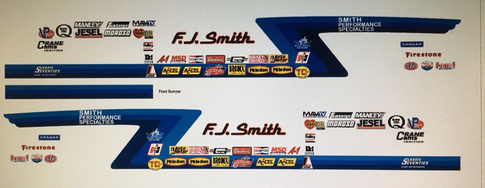 DECALS- F. J. Smith Olds, Sportsman drag racing series. | eBay