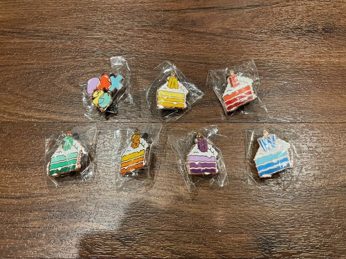 Pinny Arcade PAX Pins 2024 Staff Trade 7 Pin Set Birthday Cake Balloons ...