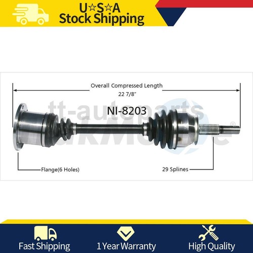 Front Passenger Side Right CV Axle Joint For Nissan Pathfinder Armada ...
