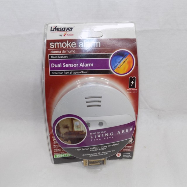 Kidde PI9010 - Photo/ion Dual Sensor Battery Operated Smoke Alarm Fast ...
