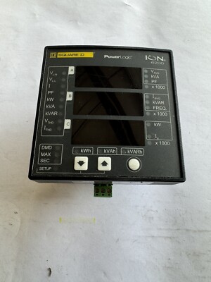 SQUARE D Power Logic ION6200 Digital Panel S620BA0A00 / USED !! | eBay