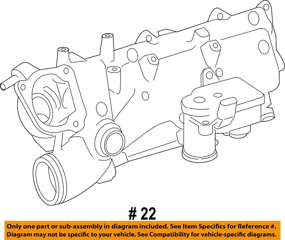 MERCEDES OEM 10-16 GL350-Intake Manifold 6420900637 | eBay