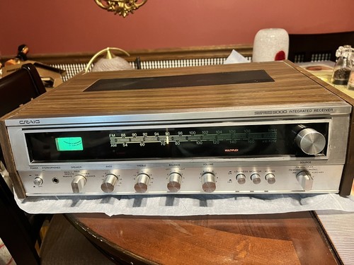 VINTAGE CRAIG 5001 STEREO RECEIVER multiplex , GREAT SOUND! | eBay
