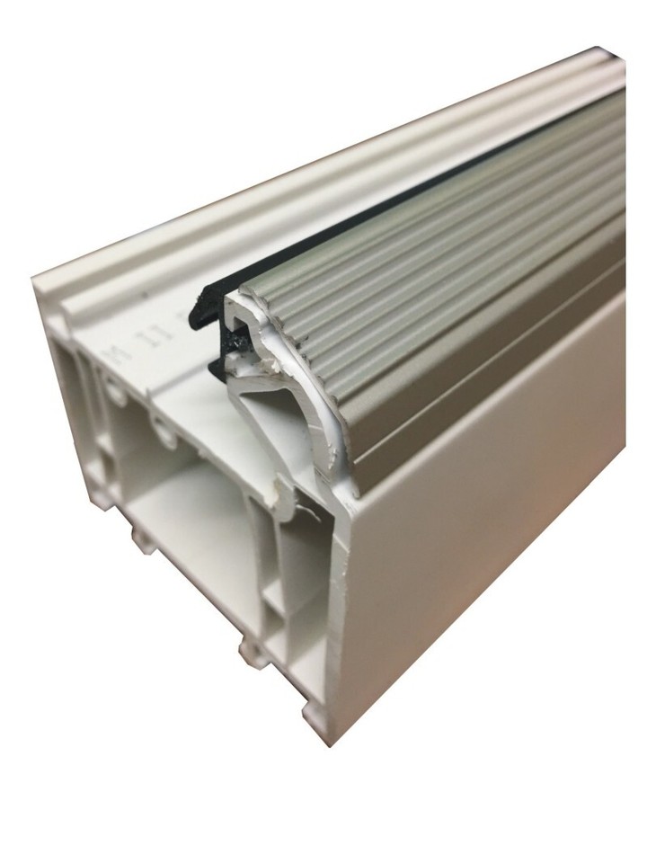 Upvc Door Bottom Threshold Rail Kick Strip 850mm Long Aluminium | eBay UK