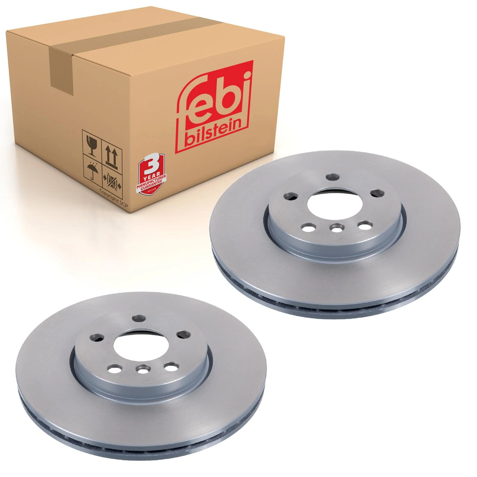 Pair of Front Brake Disc Fits Mini OE 34116799351 Febi 104104 | eBay