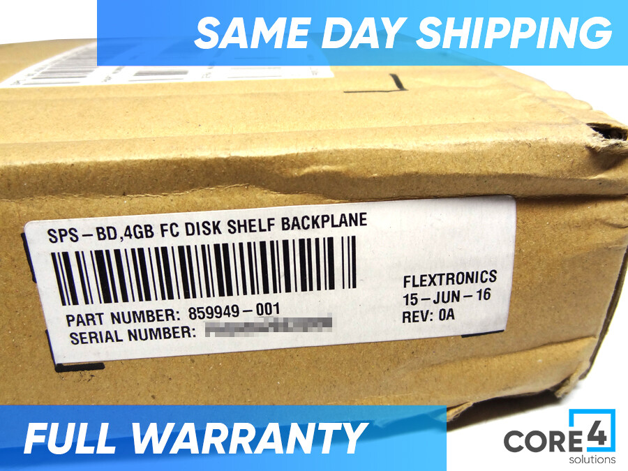 HP 859949-001 4GB FC DISK SHELF BACKPLANE - 461493-005 | eBay