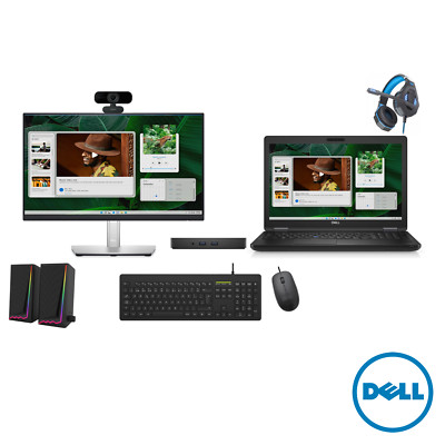 Dell Special Combo Package (i5D1M89B) 15.6" Laptop and 27" Monitor with ...