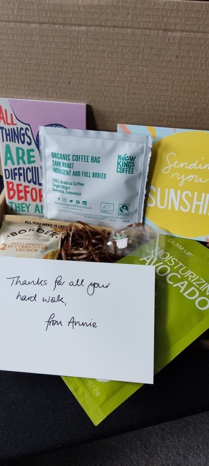 Hug In A Box - Gift Mini Hamper - Thank you Gift - Letterbox Gift | eBay