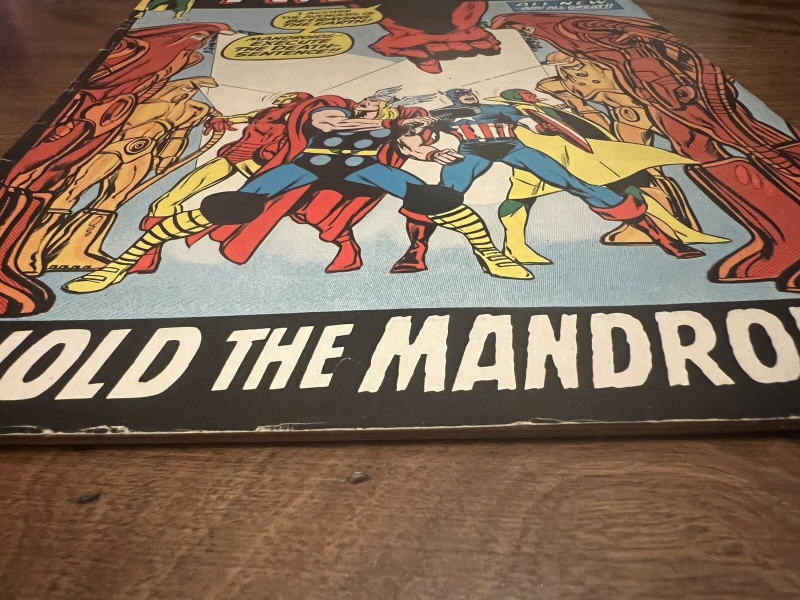 Marvel Comics THE AVENGERS Issue #94 BEHOLD THE MANDROIDS Comic Book ...