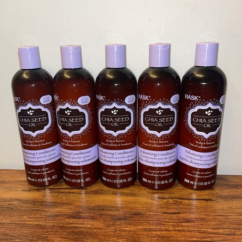 5 Bottles, Hask Volumizing Conditioner Chia Seed Oil w/ Hydra Boost ...