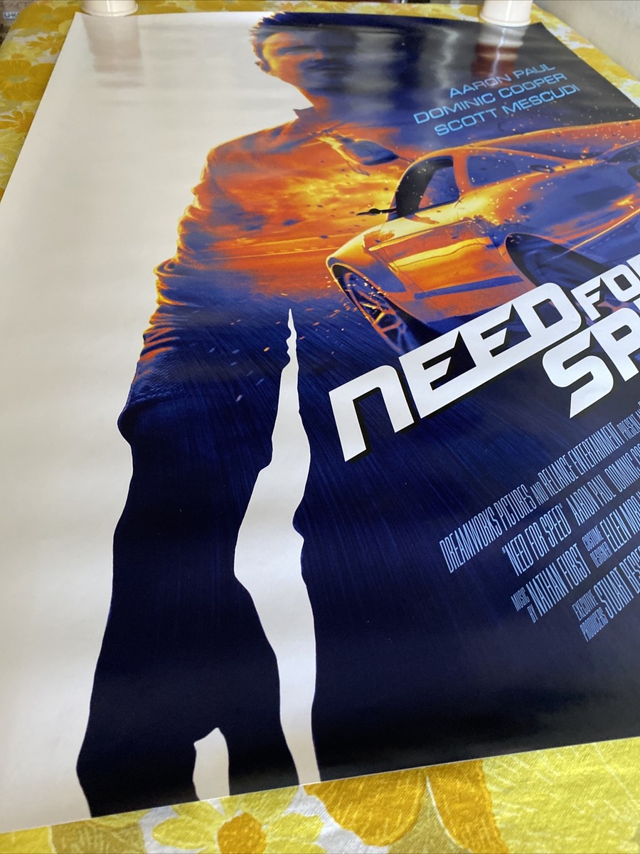 Need For Speed Poster Aaron Paul Need For Speed [Blu Ray] [IT Import]: