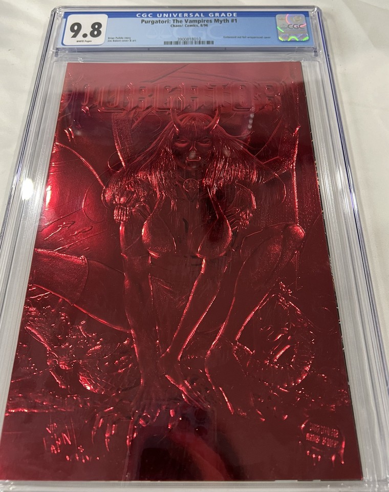 Purgatori: The Vampires Myth #1 Embossed Red Foil Wraparound Cover CGC ...
