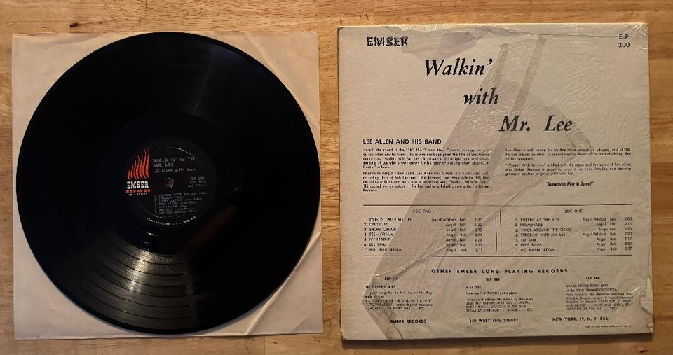 33 12" LP LEE ALLEN WALKIN' WITH MR LEE | eBay