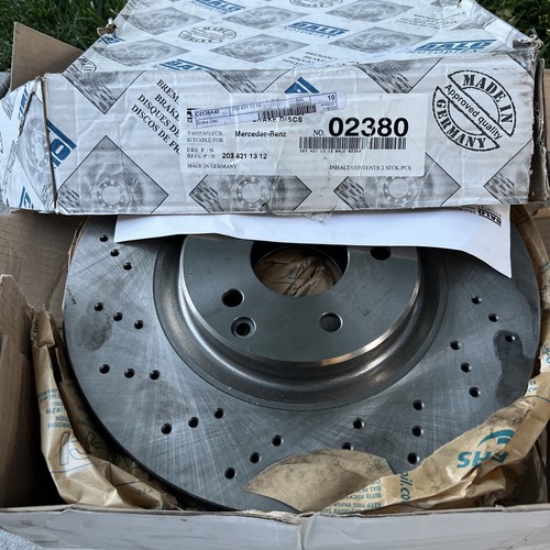 GENUINE MERCEDES Disc Brake Rotor 2034211312 Mercedes Benz C230 C280 ...