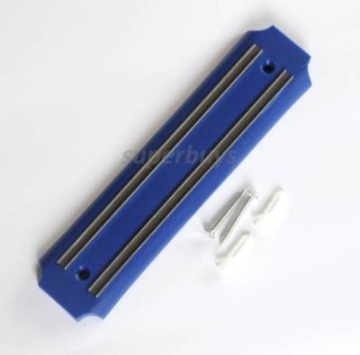 Blue Magnetic Knife Catch Tool Rest Rack Holder Grip Shelf Kitchen ...