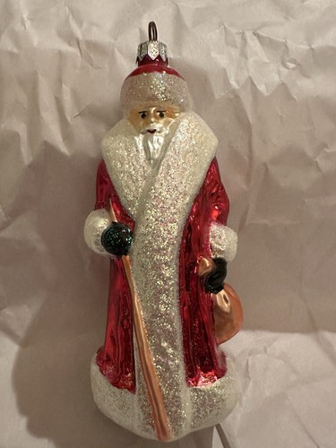 Christopher Radko Russian Santa Clause Christmas Ornament In Red EUC | eBay