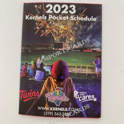 2023 Cedar Rapids Kernels Pocket Schedule Minnesota Twins Minor League Baseball | eBay
