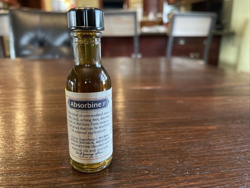 Vintage ABSORBINE JR Bottle with Paper Label With Box | eBay