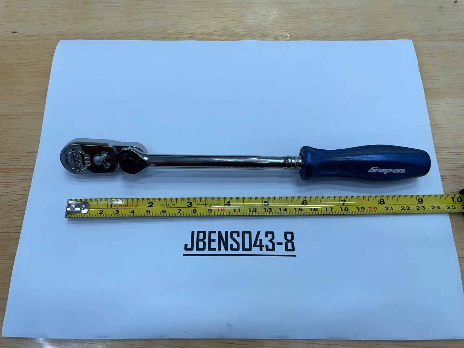 Snap-on Tools POWER BLUE 1/4" Drive Hard Grip Multi-Position Ratchet ...