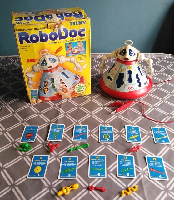 RARE Vintage 2000 TOMY Robodoc Electronic Game. Operation Style Game ...