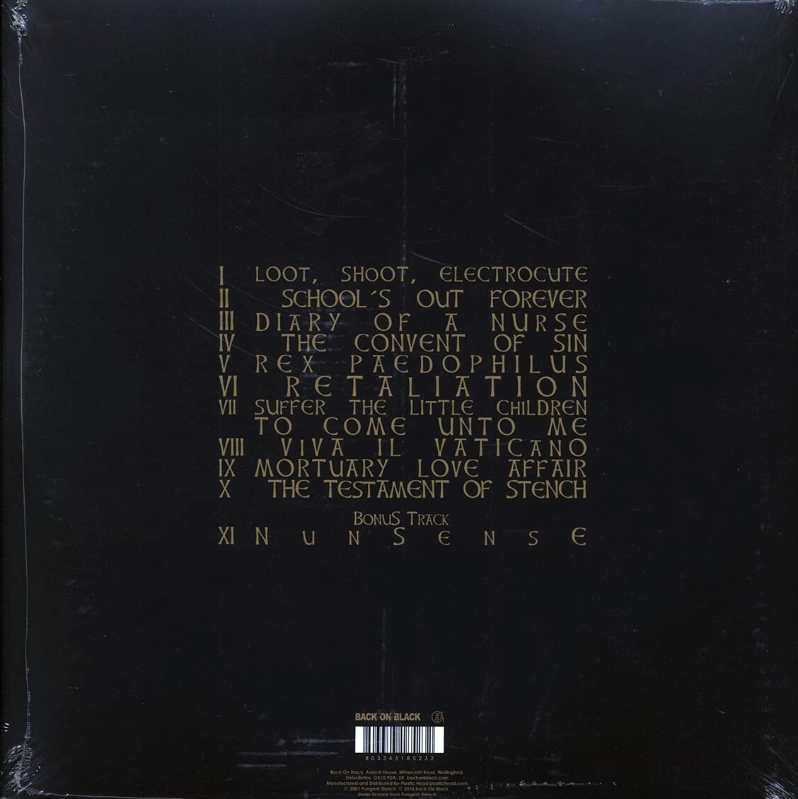 VINYL Pungent Stench - Masters Of Moral, Servants Of Sin 803343185232| eBay