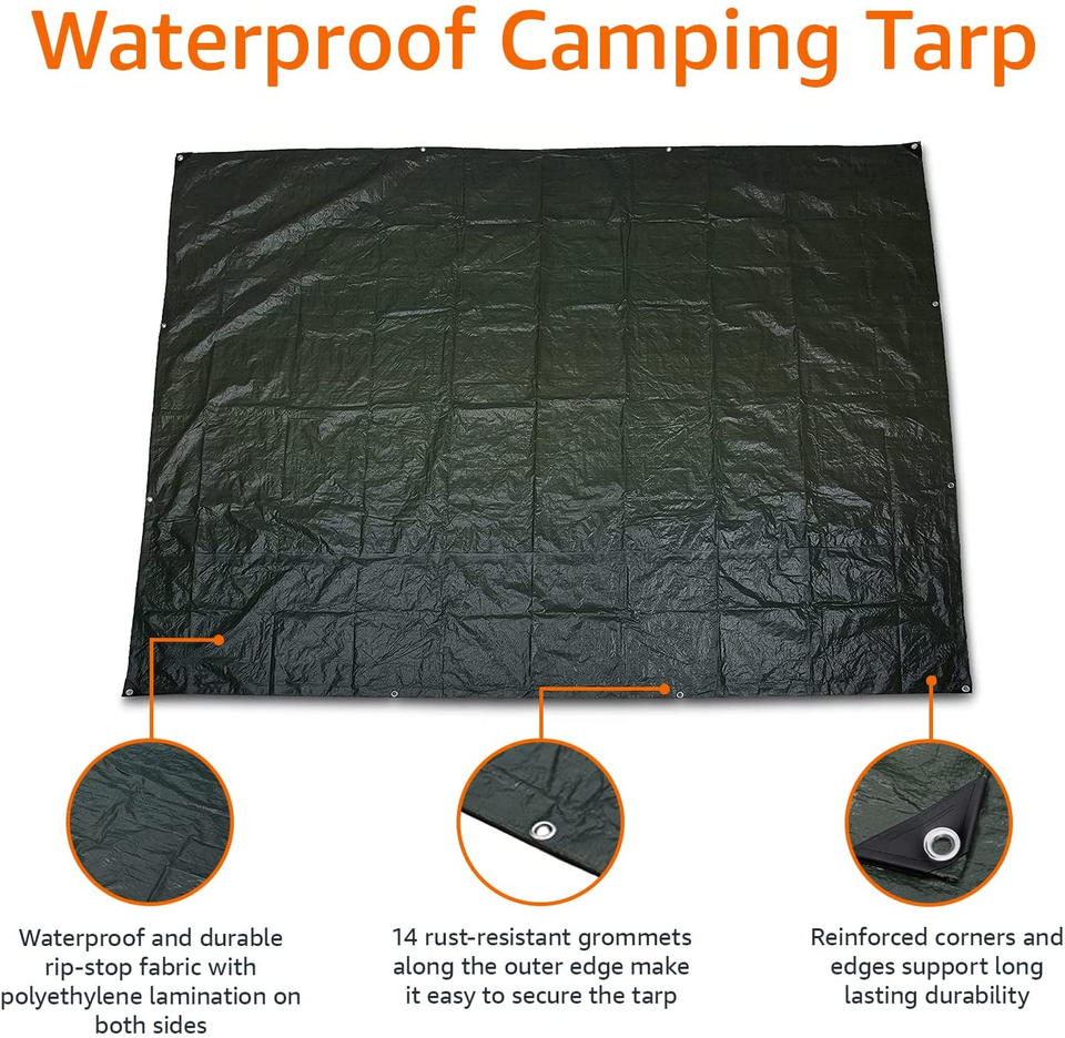 Waterproof Camping Tarp | eBay