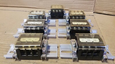 IDEC #BNE15W (LOT OF 7) 3 POSITION TERMINAL BLOCKS WITH RAIL K127 | eBay