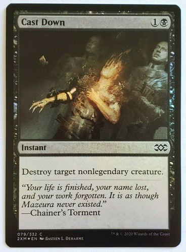 MTG 2020 Double Masters (2XM) Cast Down 079/332 C Foil M/NM | eBay