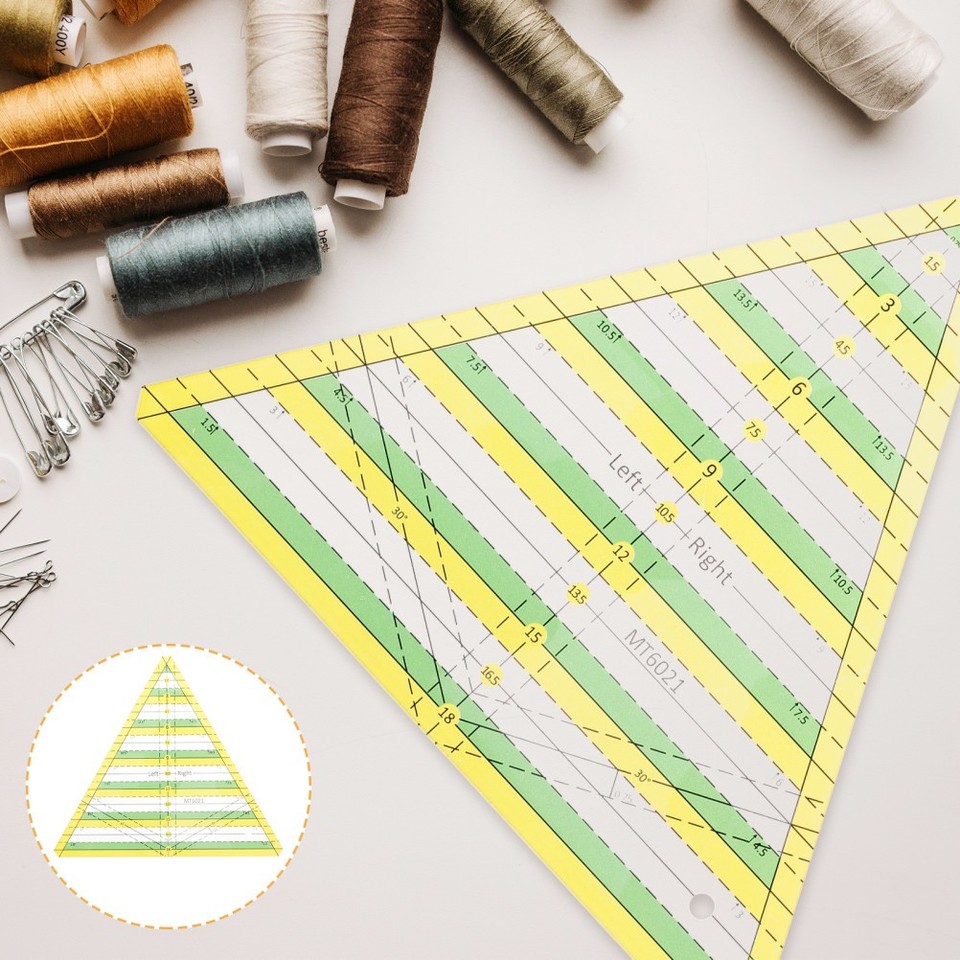 Quilting Triangle Ruler Sewing Tailoring Templates Multifunctional ...