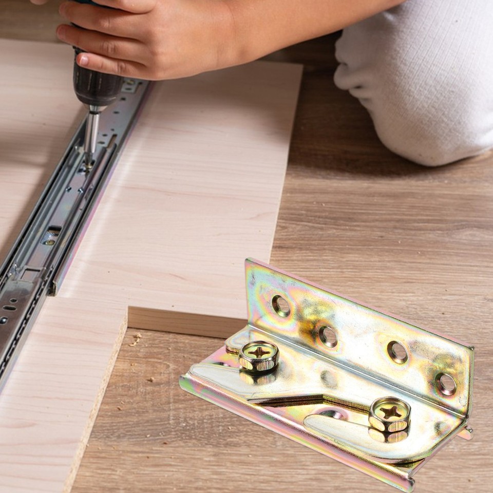 1 Pcs Bed Connection Parts Rail Connector Bracket Connecting Fittings ...