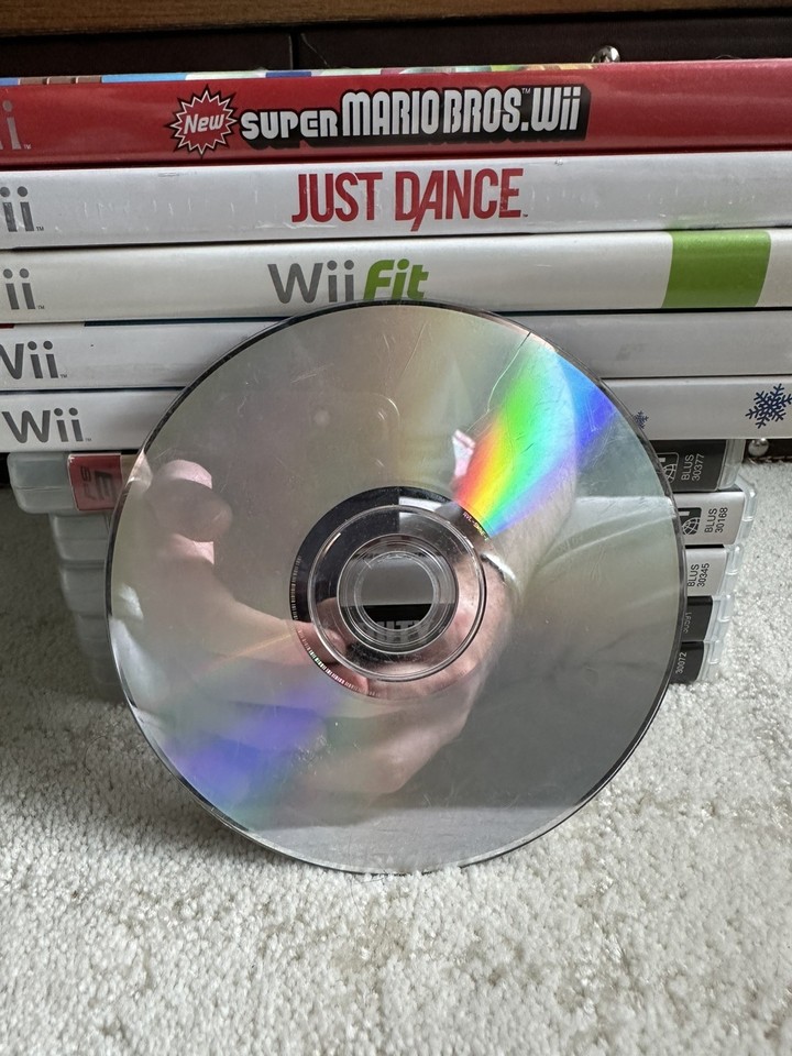 New Super Mario Bros. Wii (Nintendo, 2009) Tested Disc Only 45496901738 ...