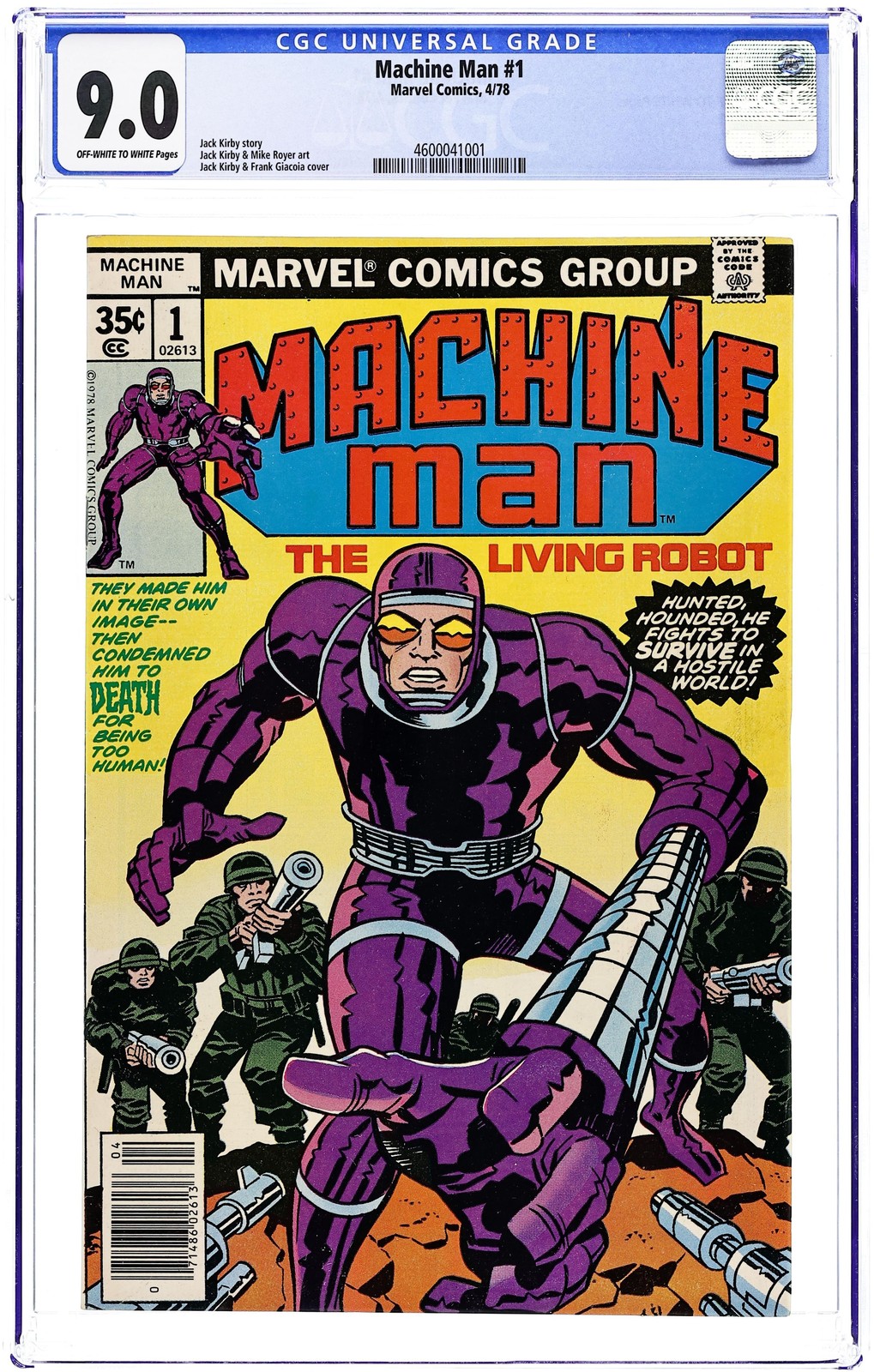 Machine Man #1 CGC 9.0 1978 4600041001 | eBay