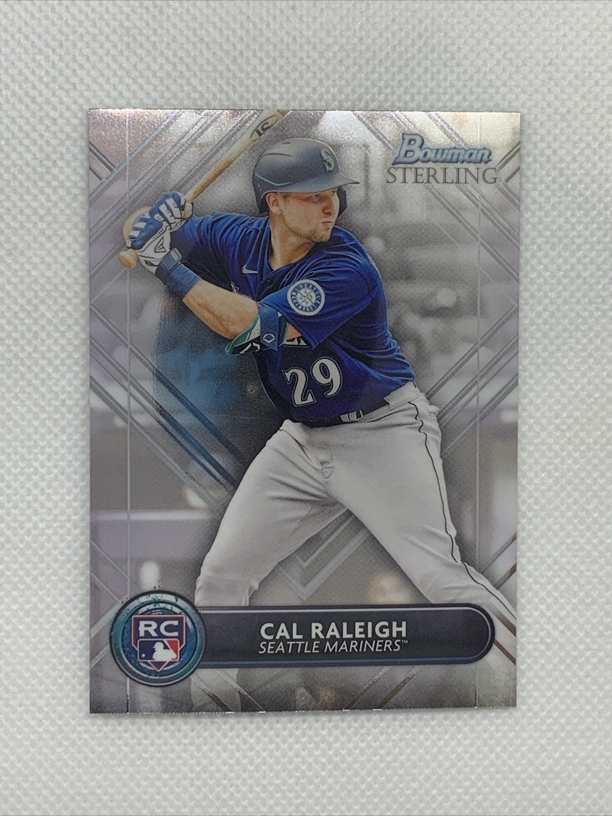 2022 Bowman Sterling CAL RALEIGH Rookie Card RC #BSR-4 Seattle Mariners ...