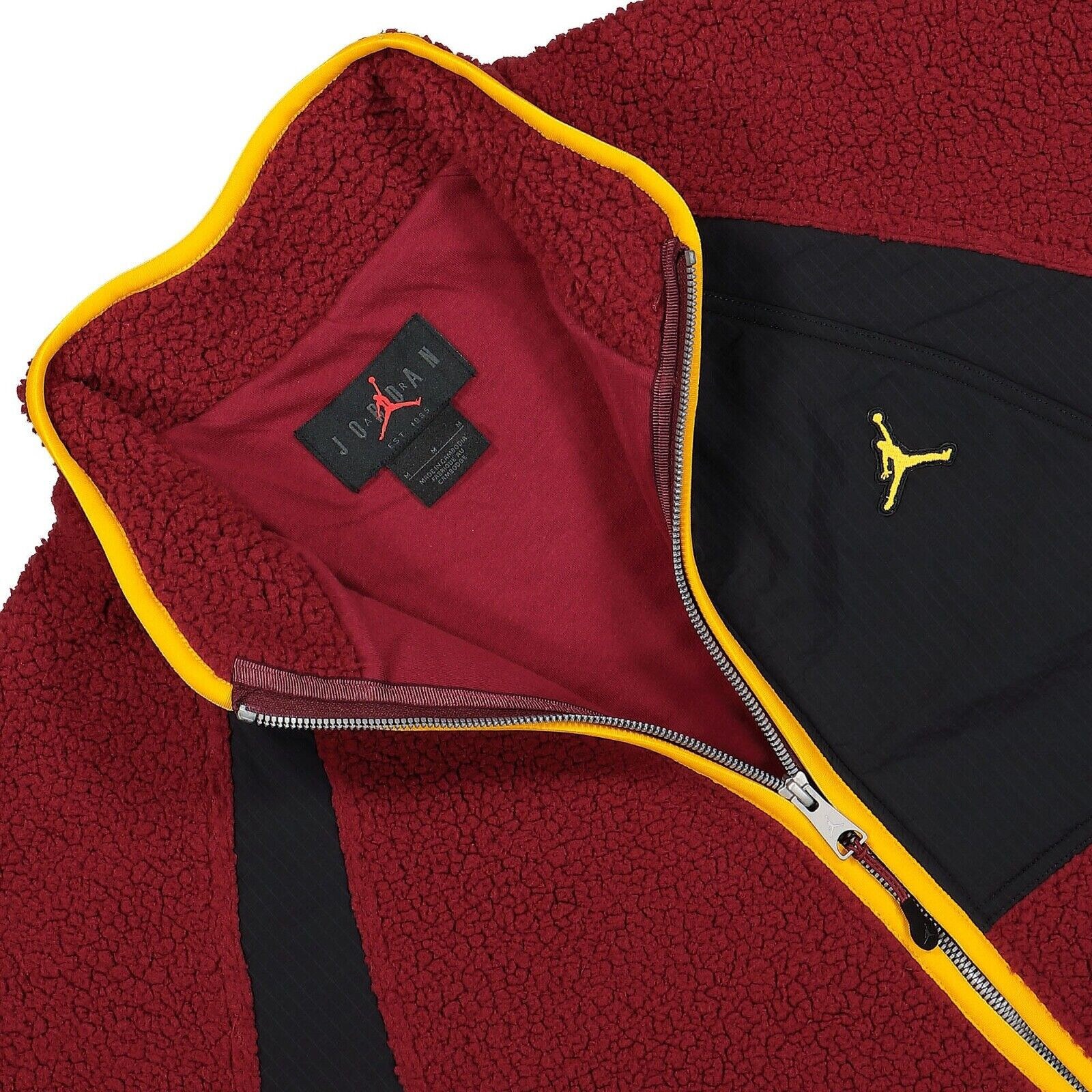 Nike Air Jordan Essentials Sherpa Winter Fleece Jacket DV1583-680 Men's ...