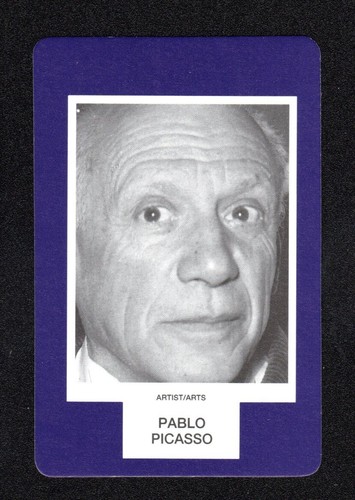 Pablo Picasso Artist 1993 Face To Face Game Card Canadian Issue | eBay