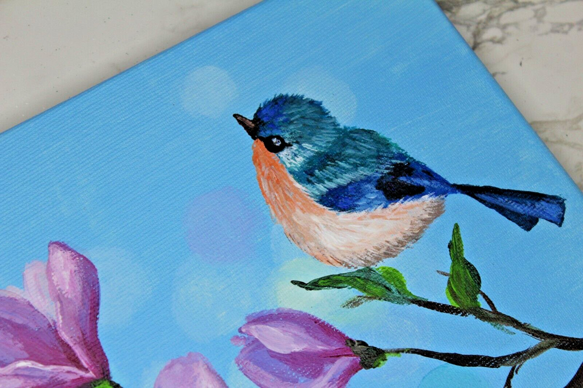Bird Painting Acrylic
